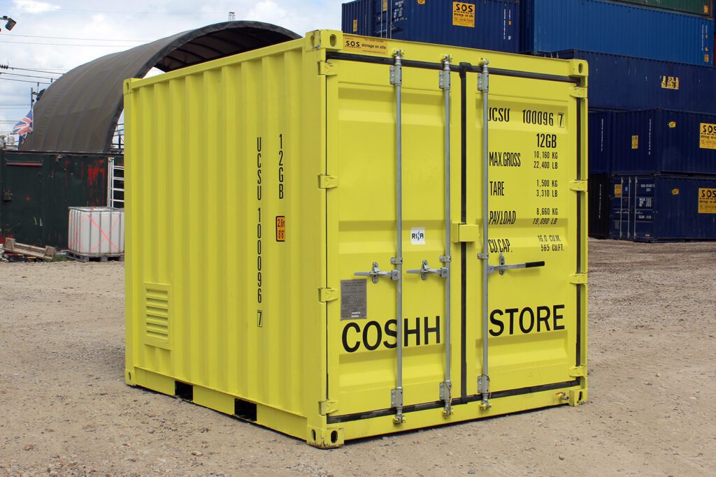 10ft & 20ft COSHH Storage Containers | Storage On Site