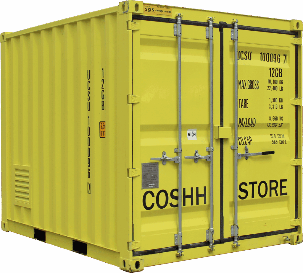 10ft & 20ft COSHH Storage Containers | Storage On Site