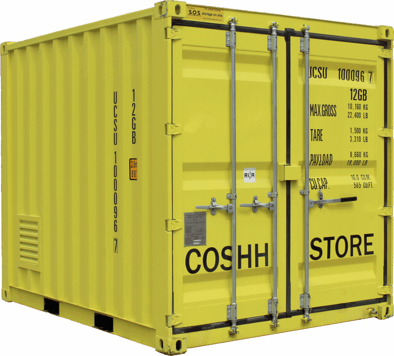 10ft & 20ft COSHH Storage Containers | Storage On Site